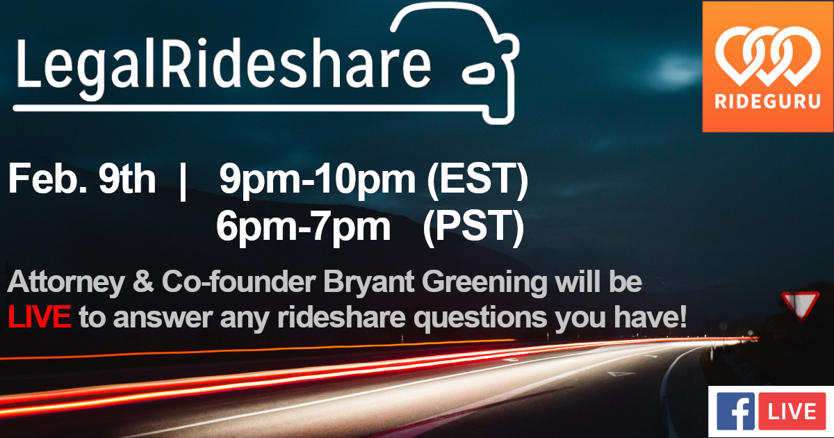 RideGuru - Free Rideshare Legal Advice for Uber and Lyft Drivers!